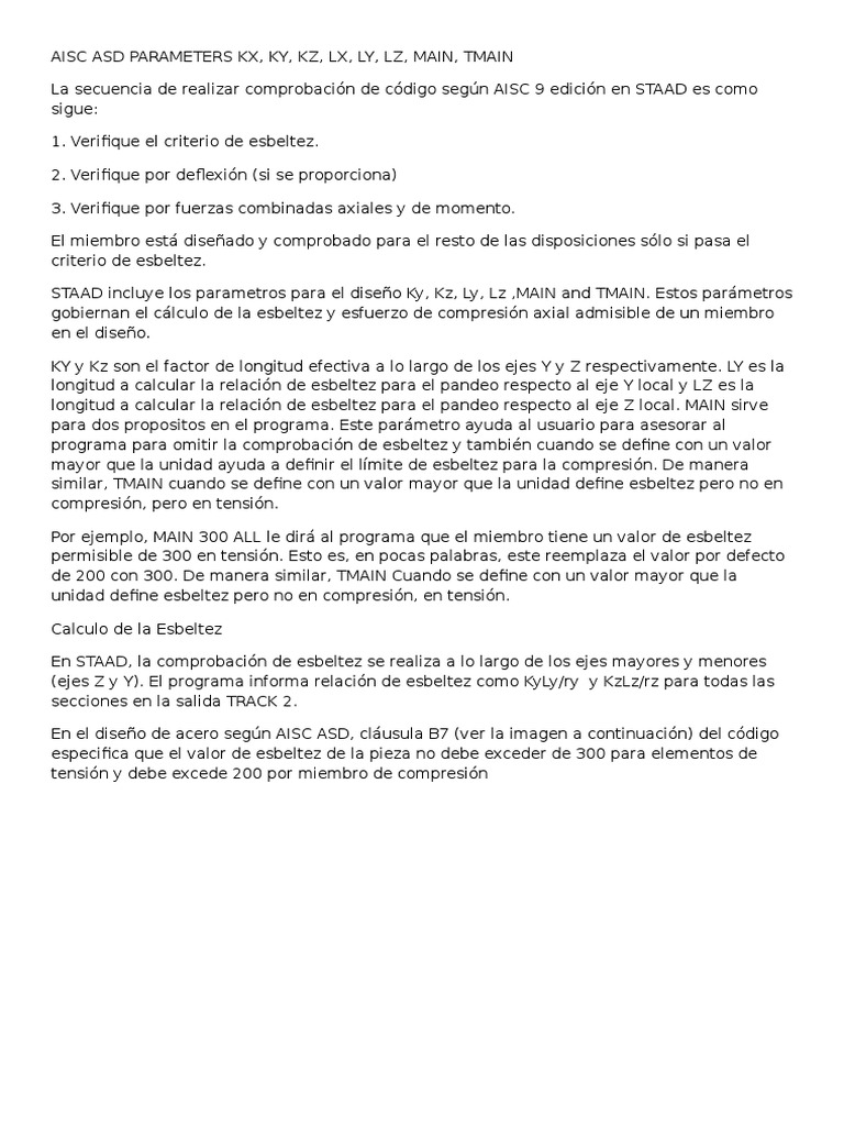 Esbeltez | PDF | Pandeo | Mecánica de sólidos