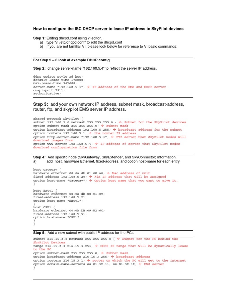 GD DHCP Config | PDF | Ip Address | Data Transmission