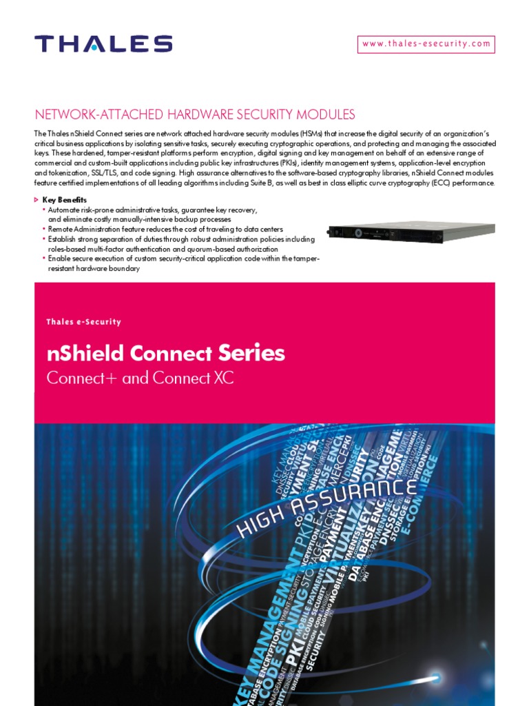 Nshield Connect Ds Pdf Telecommunications Computer Architecture
