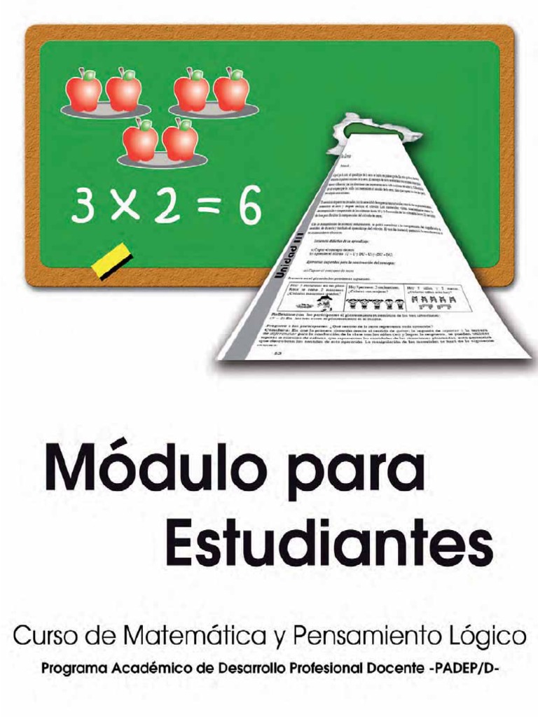 Modulo de MatemÃ¡tica y Pensamiento LÃ Gica PDF | PDF | Conjunto (Matemáticas) | Conocimiento