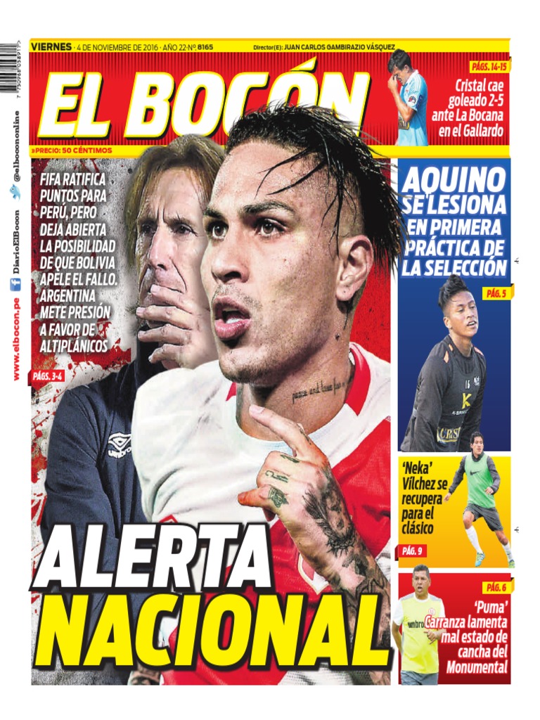 El Bocon 4 de Noviembre 2016 - El Bocon | PDF | Defensor (Asociación de ...