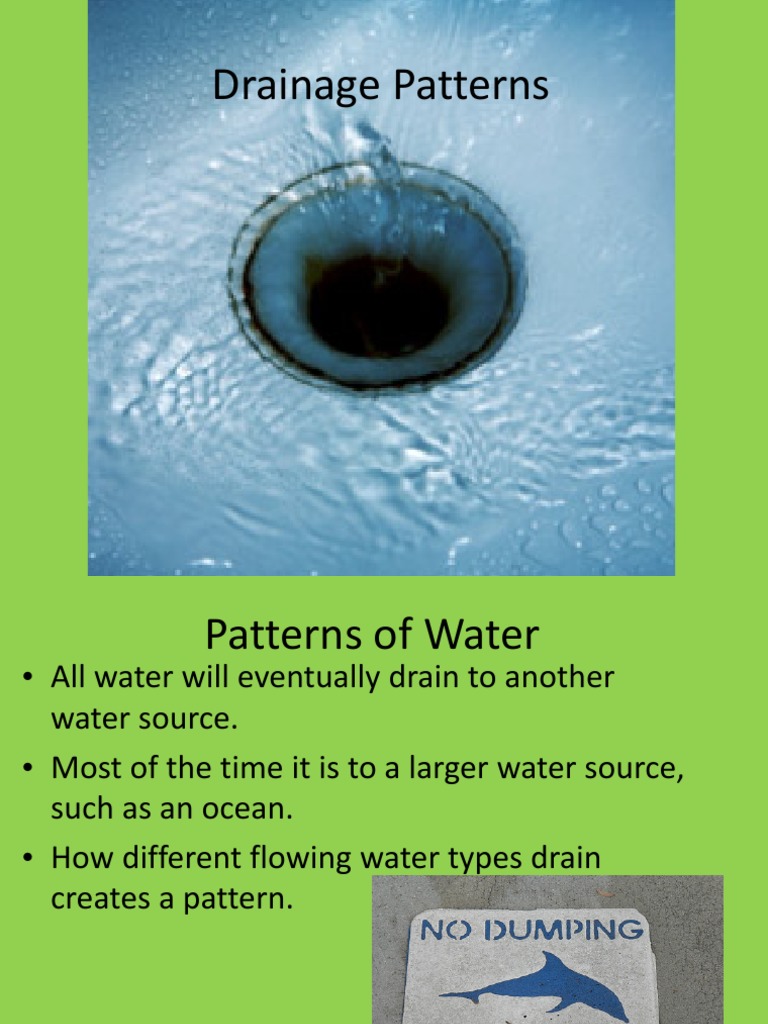 Drainage Patterns | PDF | Water And The Environment | Fluvial Landforms