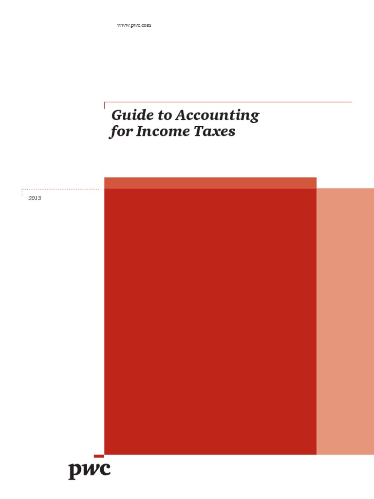 PWC Income Tax 2013 PDF | PDF | Goodwill (Accounting) | Tax Deduction