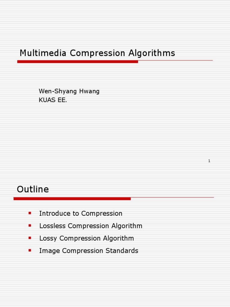 3.multimedia Compression Algorithms | PDF | Data Compression | Discrete ...