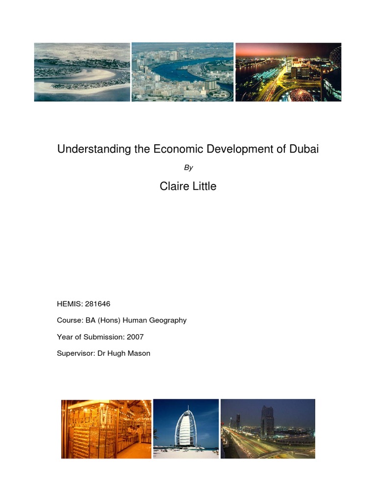 Dubai Model 4-Growth Model | PDF | Dubai | United Arab Emirates
