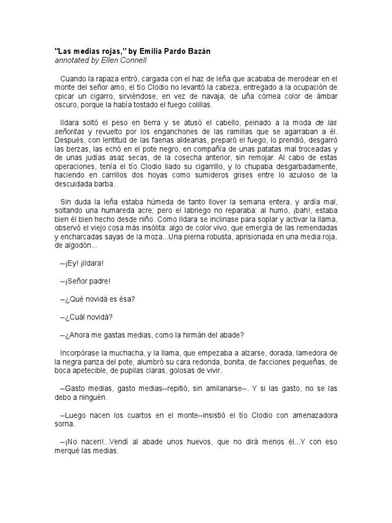 Las Medias Rojas | PDF | Naturaleza