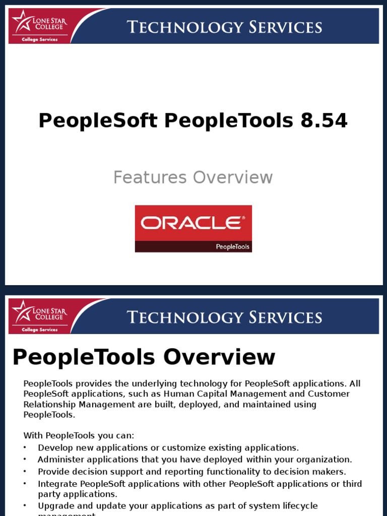 PeopleTools Presentation 8.54 v2 | PDF | Application Programming ...