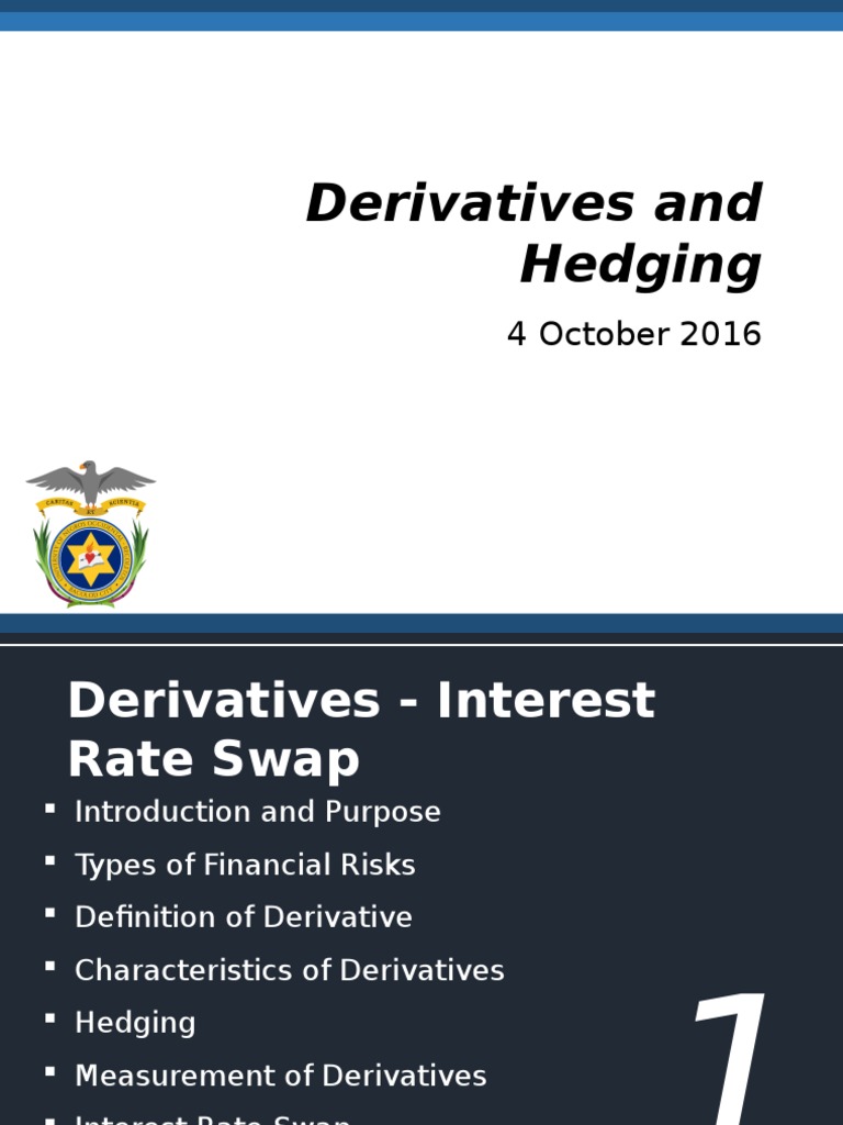 Derivatives and Hedging: 4 October 2016 | PDF | Derivative (Finance ...