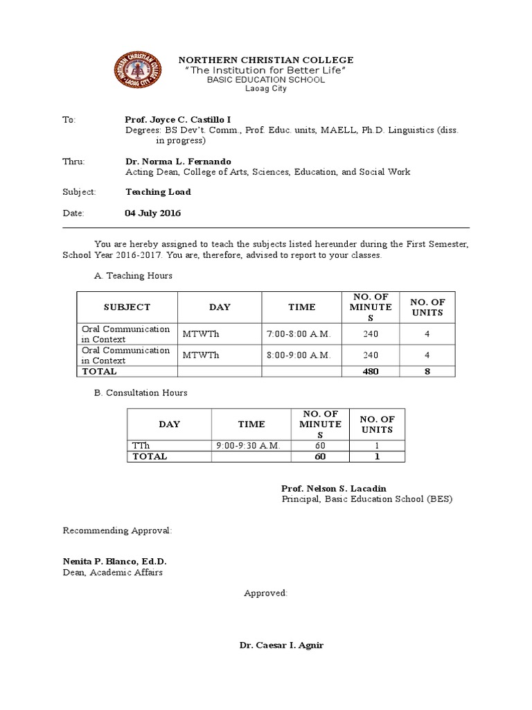 First Semester, School Year 2016-2017 | PDF | Master Of Arts | College