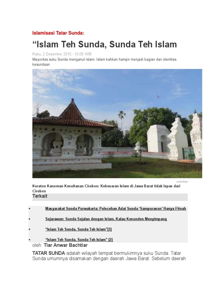 Islamisasi Tatar Sunda | PDF | Politik | Sejarah