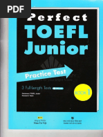 TOEFL Junior 10 Practice Tests | PDF