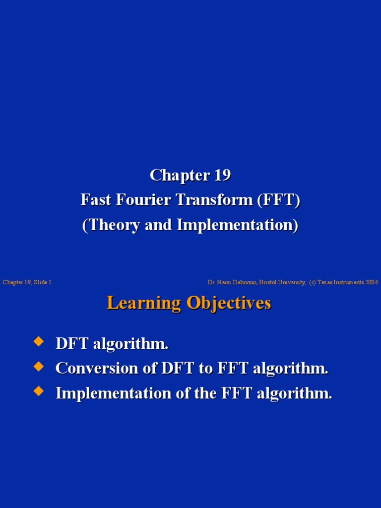 Fast Fourier Transform (FFT) (Theory and Implementation) | PDF ...