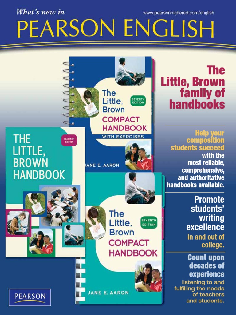 The Little, Brown Family of Handbooks: Promote Students' Writing ...