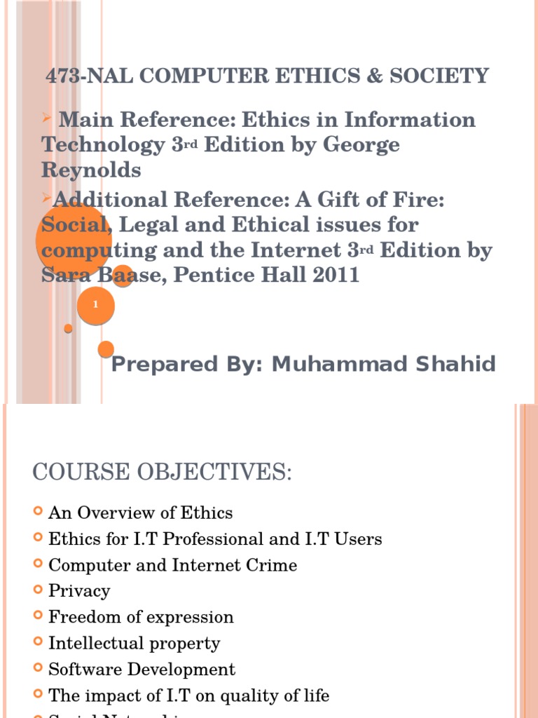 473-NAL Computer Ethics & Society | Download Free PDF | Security Hacker | Privacy