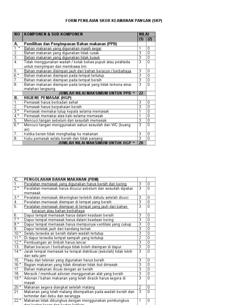 Contoh Form SKP | PDF | Kesehatan Holistik | Teknologi & Rekayasa