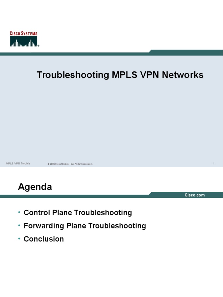 MPLS VPN Troubleshooting | PDF | Multiprotocol Label Switching | Networking