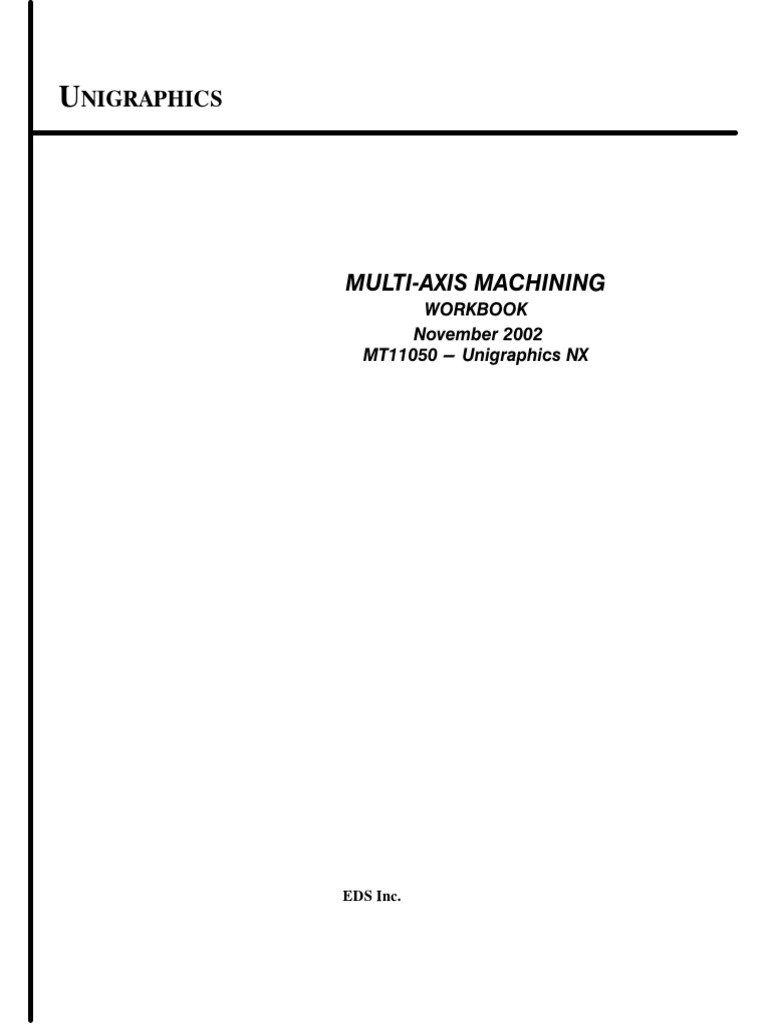 Mam Mt11050 NX WB | PDF | Machining | Proprietary Software