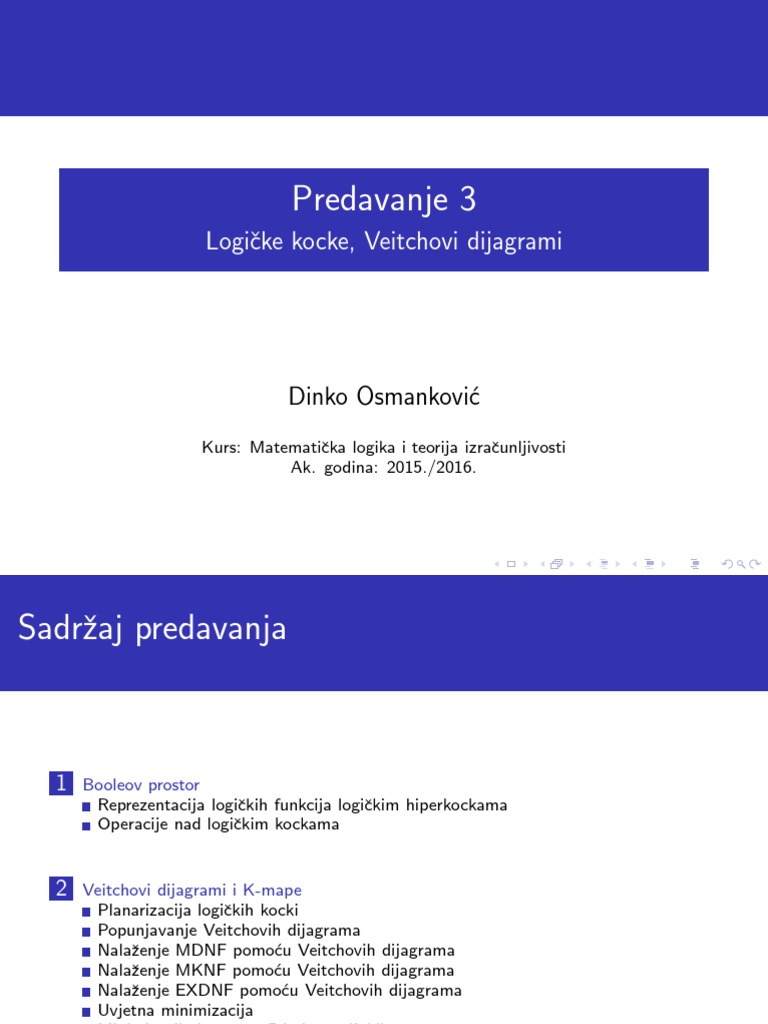 Predavanje 4 Slajdovi | PDF