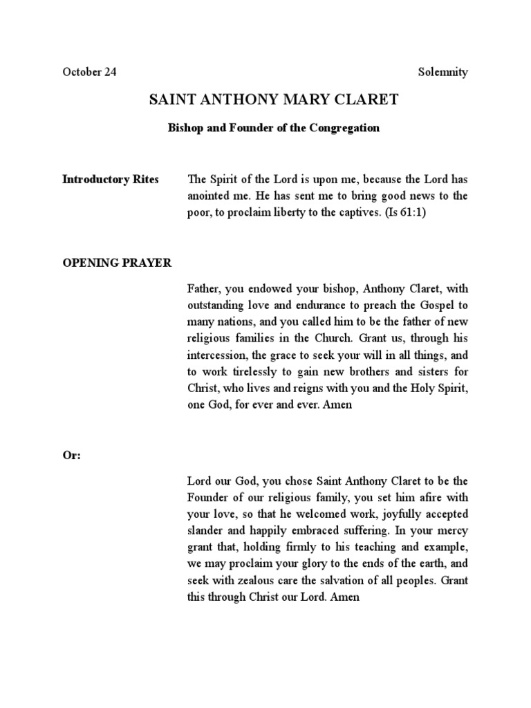 Proper of The Mass | PDF | Mass (Liturgy) | Evangelism