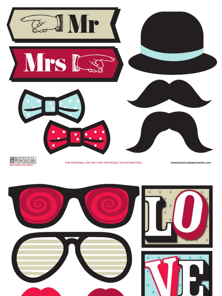 Photobooth Printables PDF | PDF