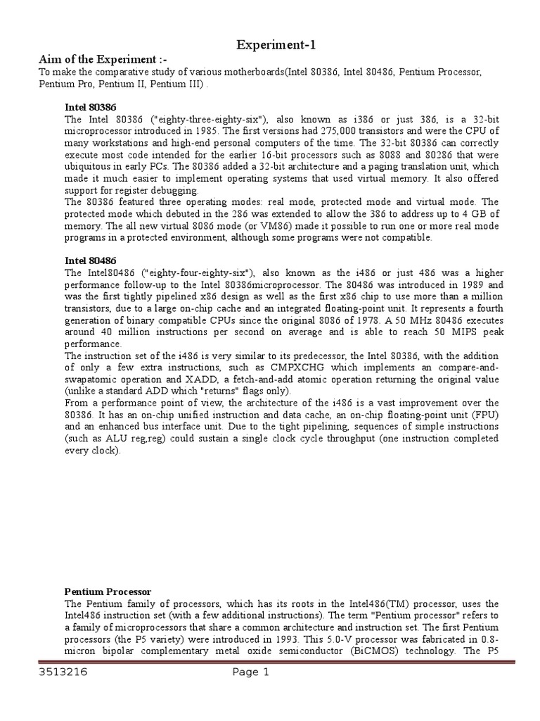 Experiment-1: Aim of The Experiment | PDF | Computer Monitor | Central ...