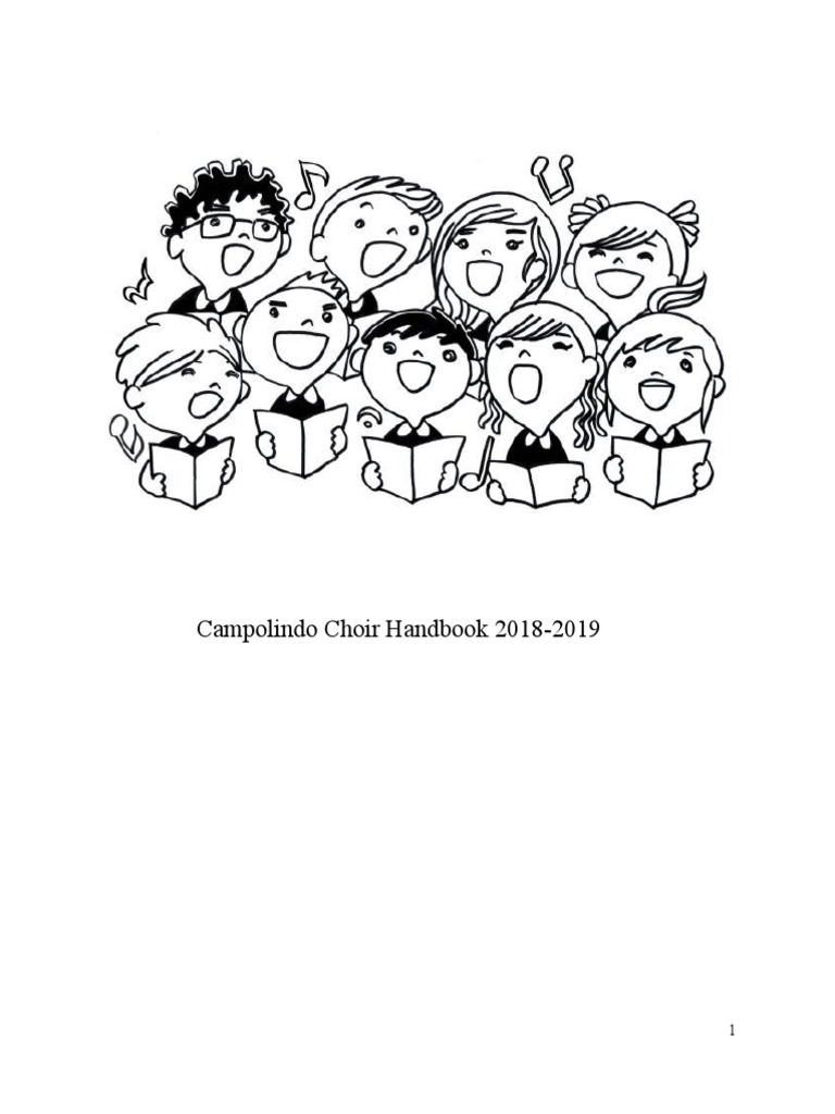Choir Handbook | PDF | Choir | Audition