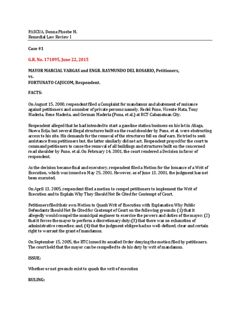 Remedial Law Case Digests | PDF | Service Of Process | Collateral Estoppel