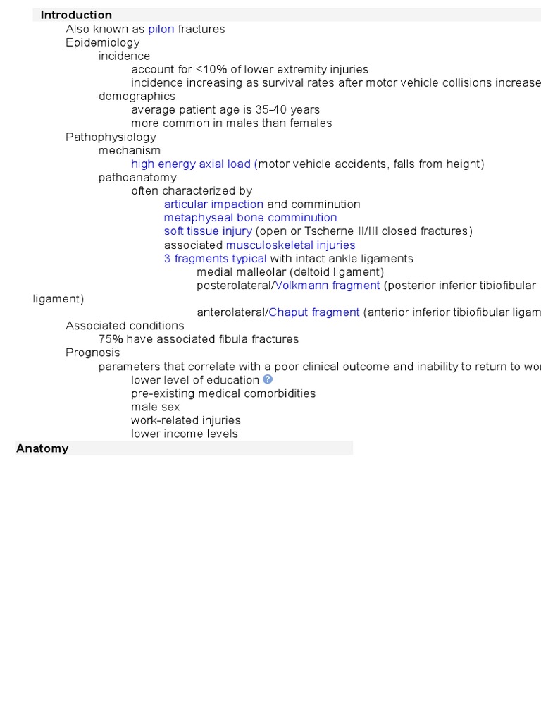 Introduction | PDF | Ankle | Human Leg