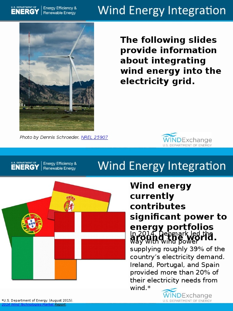 Integrating Wind Energy into Grids | PDF | Wind Power | Renewable Energy