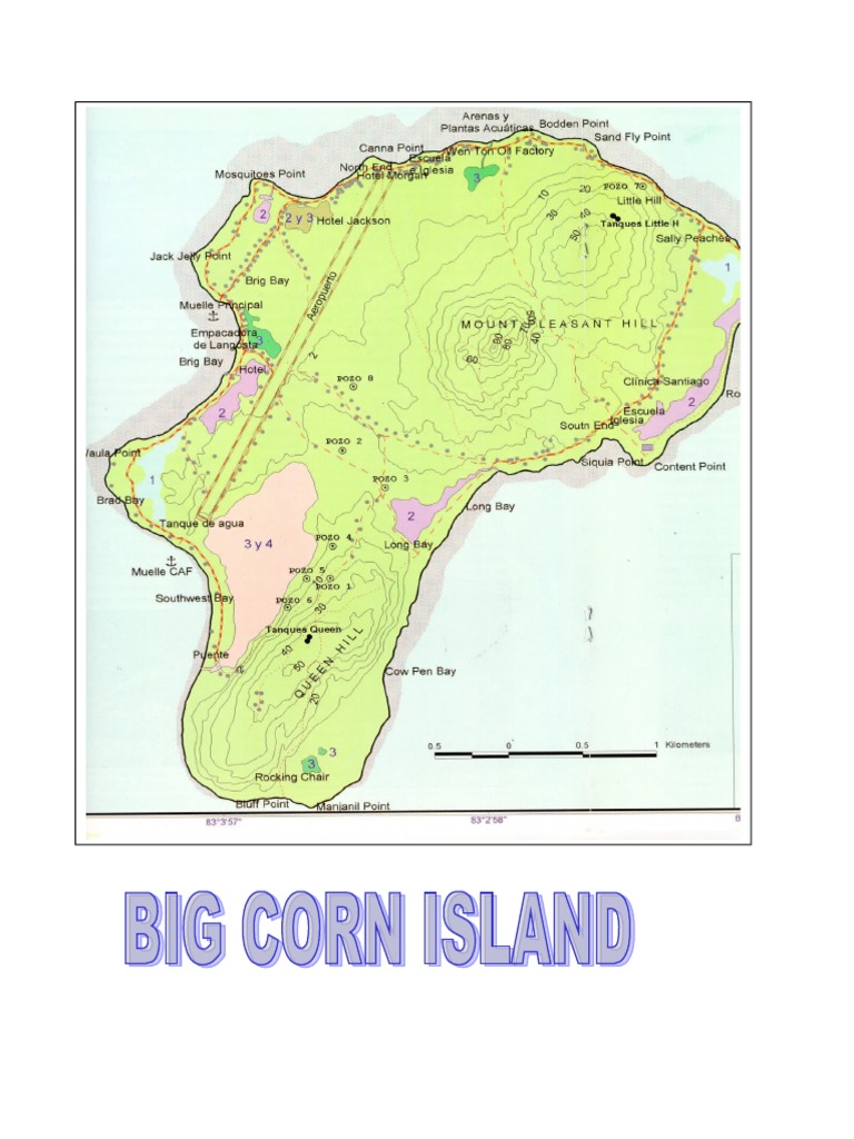 Mapa de Corn Island | PDF