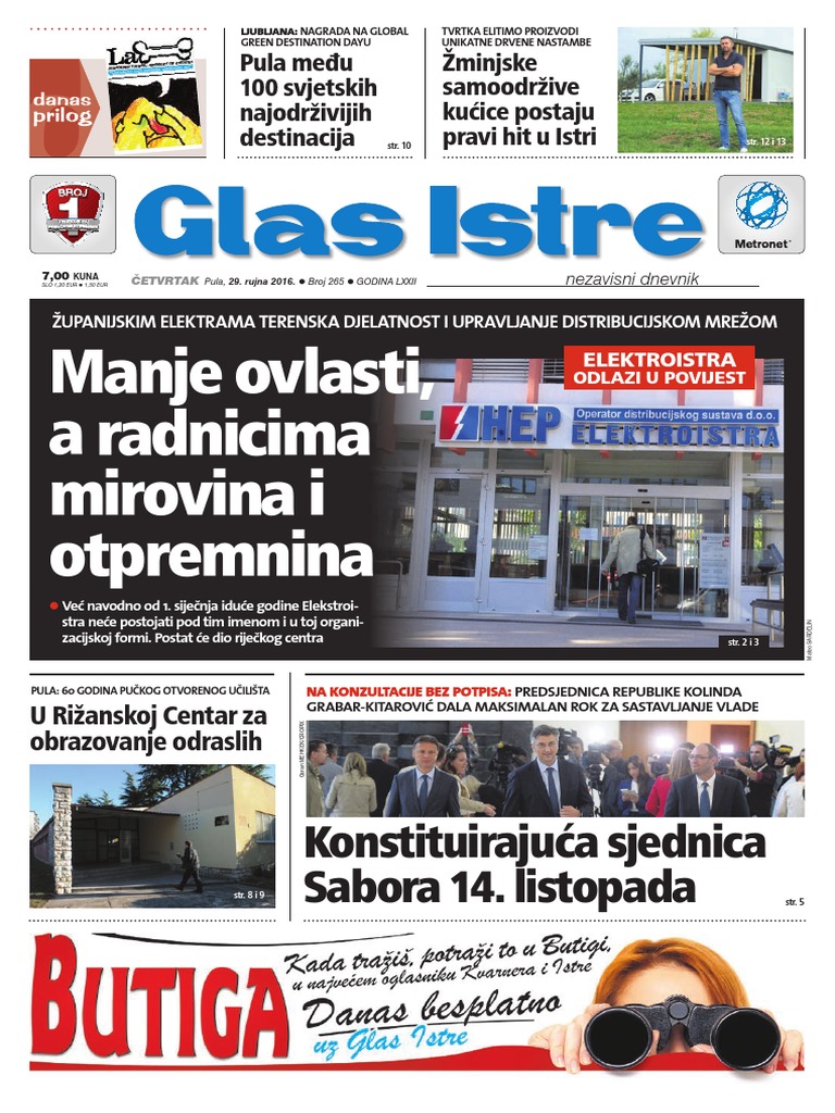 Glas Istre 29.9.2016.