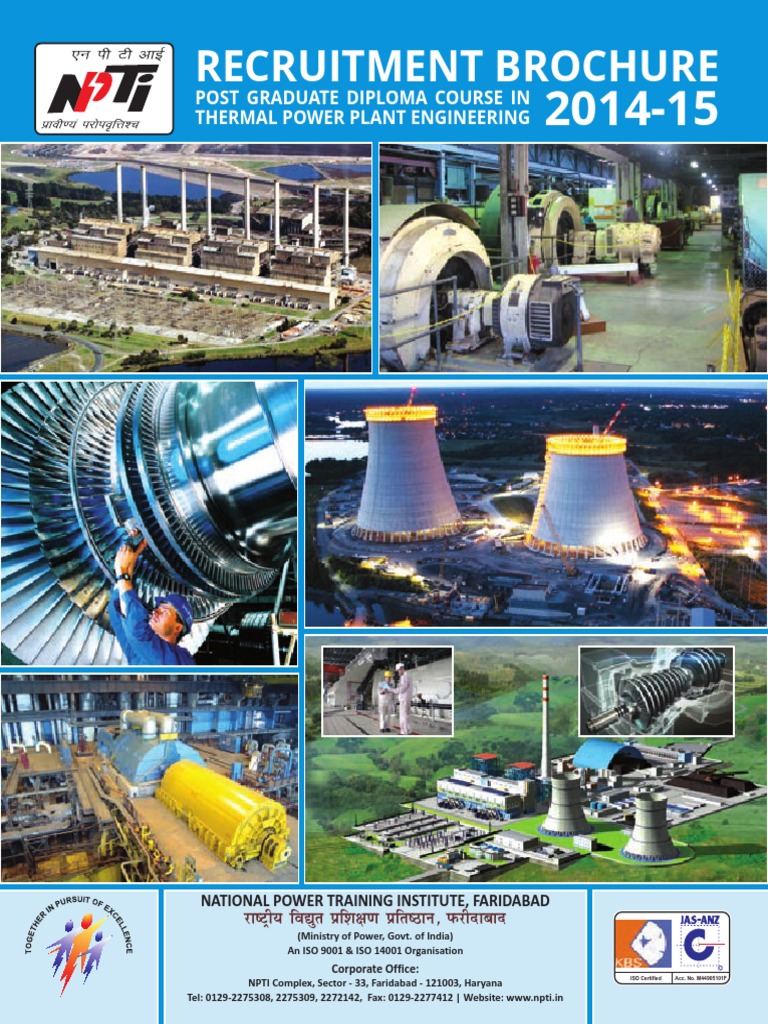 PG DiplomaInThermalPowerPlant RecruitmentBrochure | PDF | Engineering