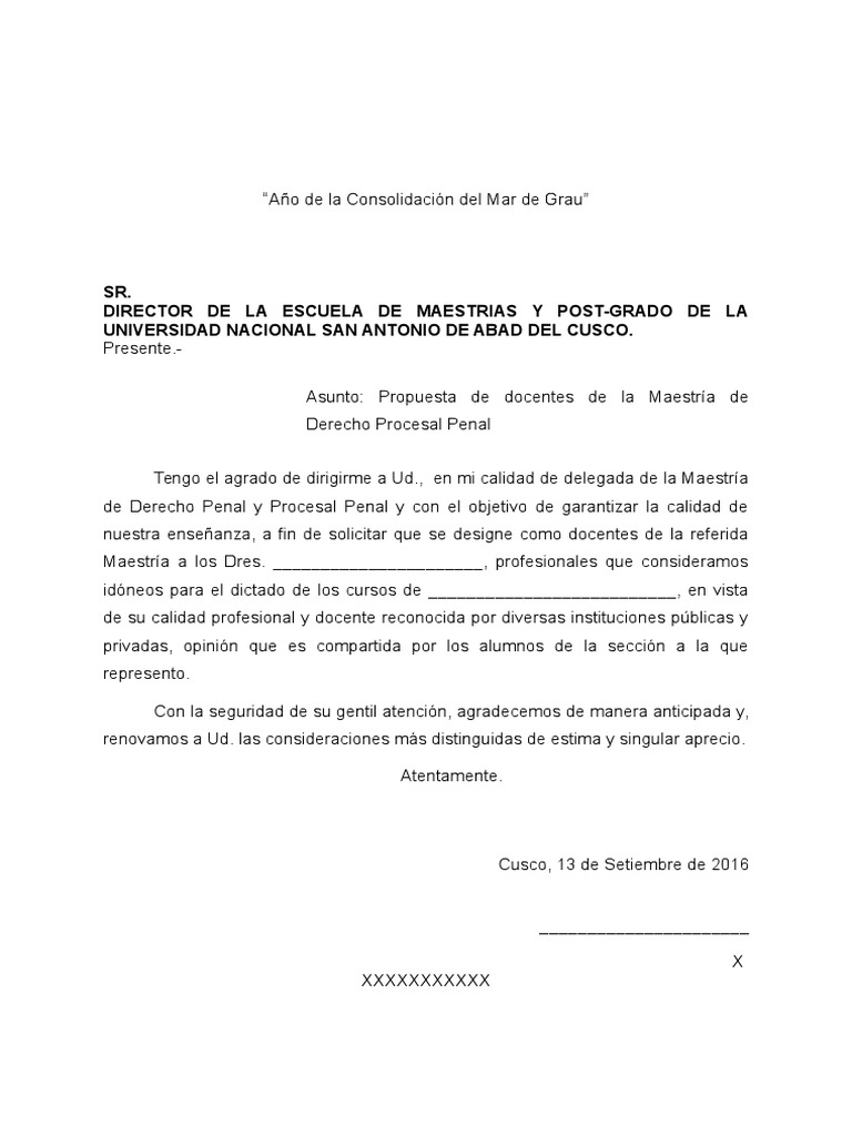 Solicitud A UNSAAC | PDF