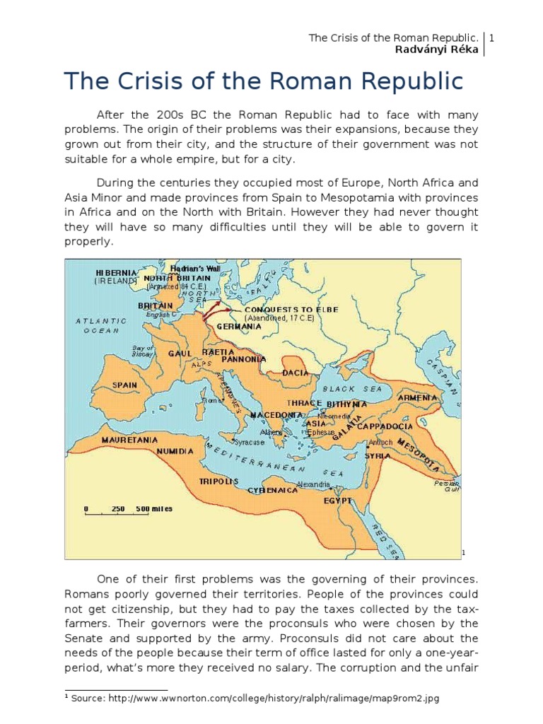 The Crisis of the Roman Republic | Roman Republic | Ancient Rome