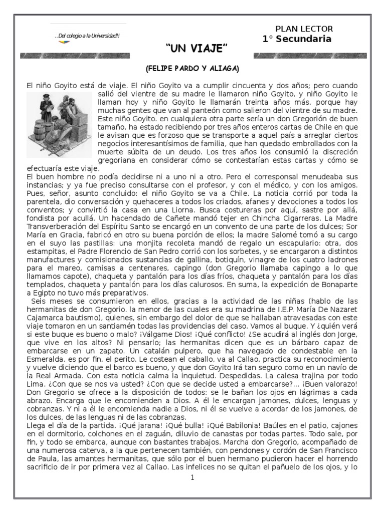 El viaje del niño Goyito | PDF | Religión y creencia