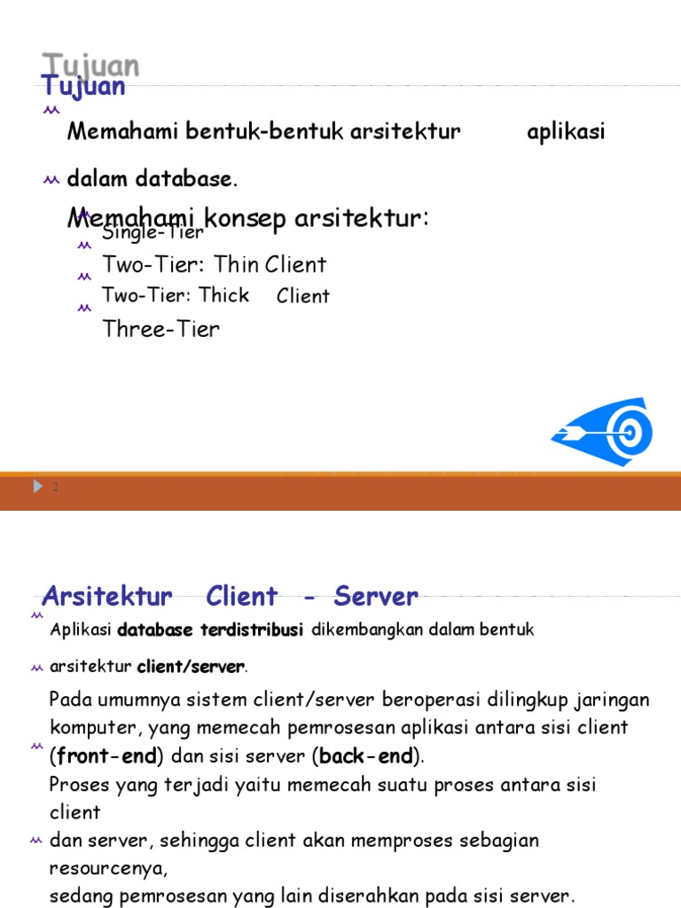 Arsitektur Database: Client/Server | PDF