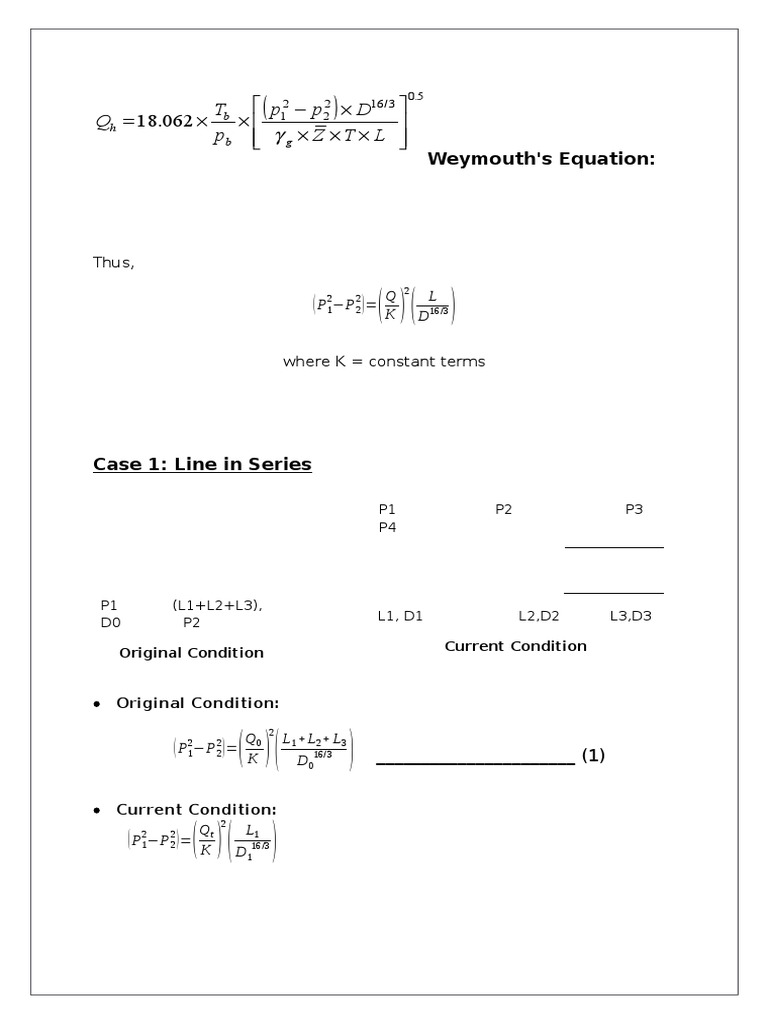 Different Pipe Configurations | PDF