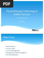Ankle Fracture ORIF Rehab Protocol | PDF | Surgery | Anatomical Terms ...