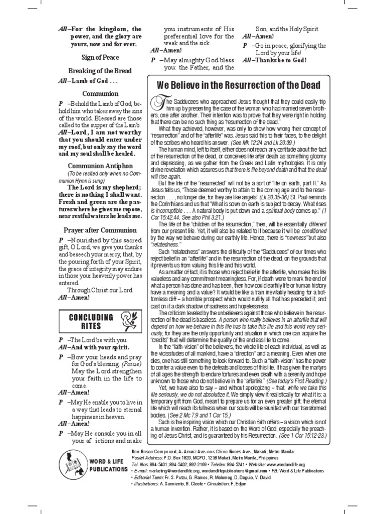 A Liturgy of the Eucharist: Prayers, Responses, and Blessings of the ...