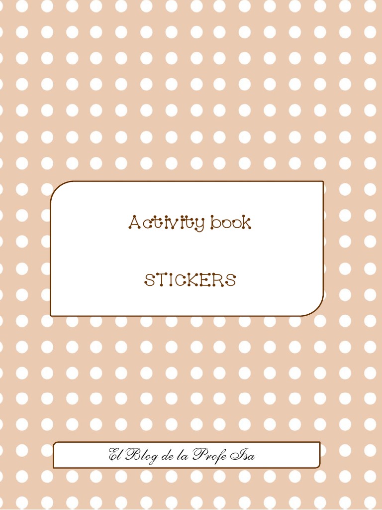 Activity Book - Stickers | PDF