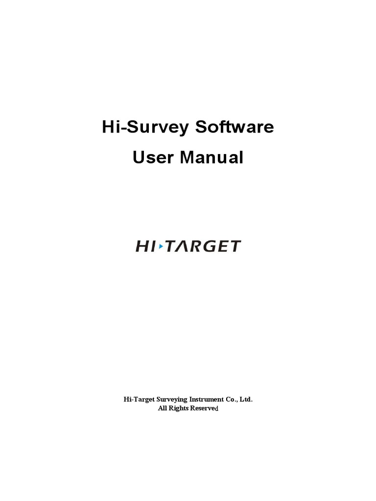Hi-Survey User Manual | PDF | Near Field Communication | Mobile Device