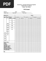 Temperature Pulse and Respiration Rate Chart | PDF