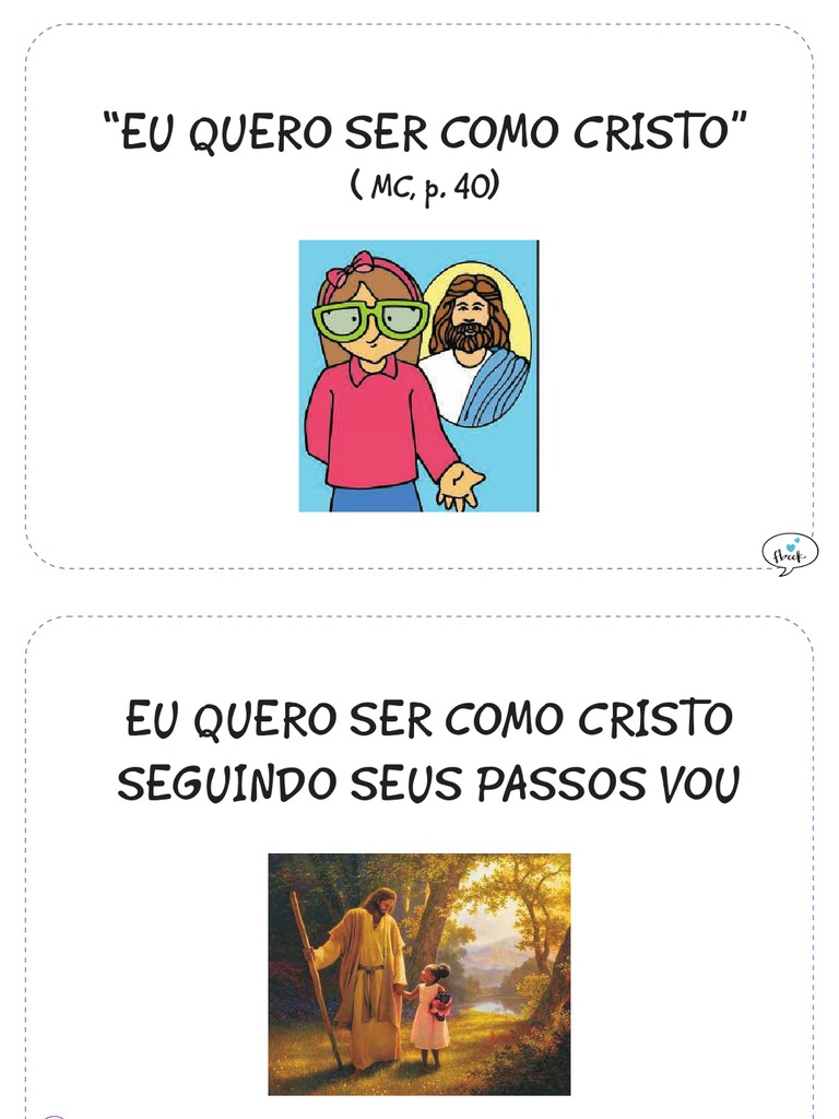 Eu Quero Ser Como Cristo Mc P 41 42 Pdf
