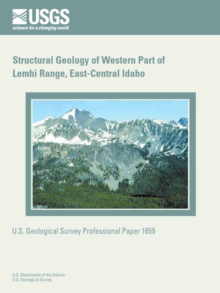 Structural Geology of Lemhi Range | PDF | Fault (Geology) | Geology