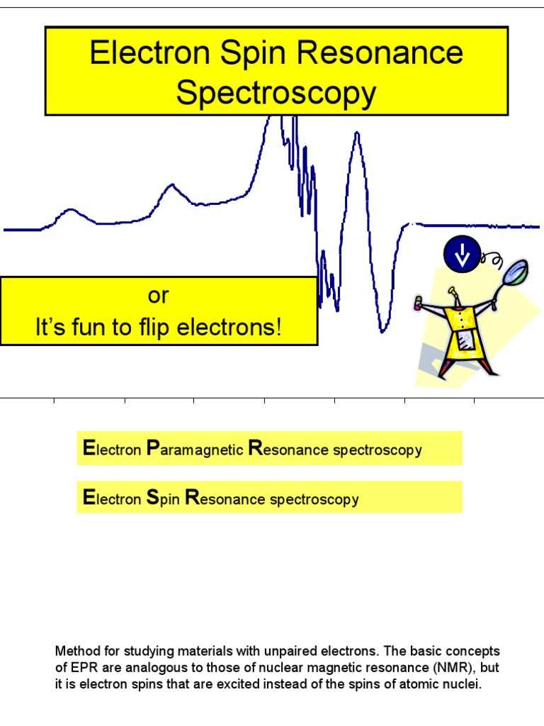 Esr | PDF | Electron Paramagnetic Resonance | Spin (Physics)