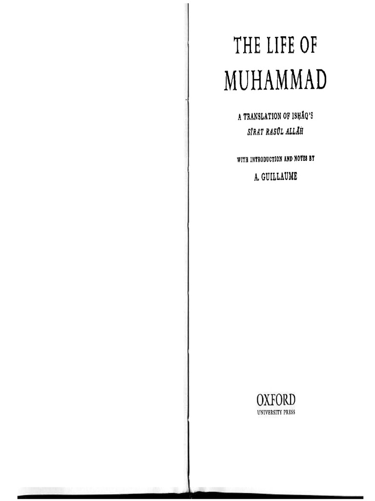 Ibn Ishaq - Sirat Rasul Allah PDF | PDF | Muhammad | Prophets And ...