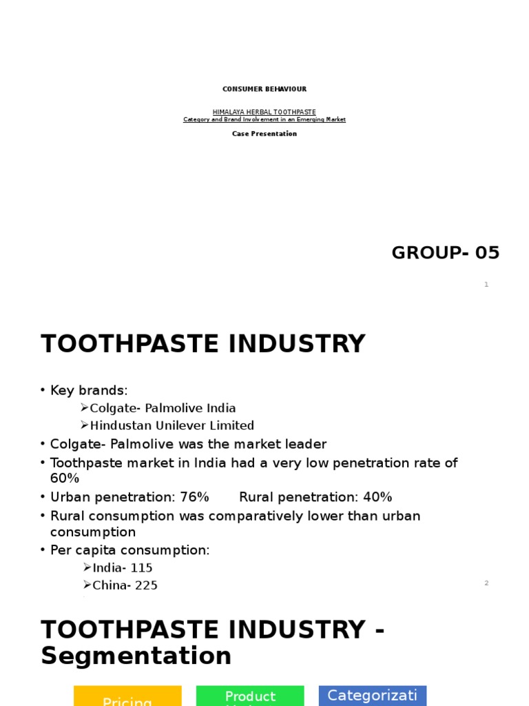 Toothpaste Industry - Segmentation | Download Free PDF | Human Tooth ...