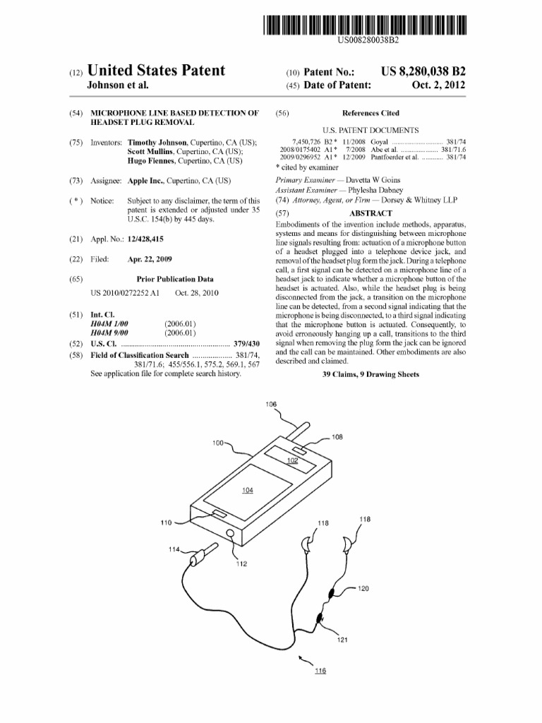 United States Patent: Johnson Et Al. (10) Patent N0.: (45) Date of ...