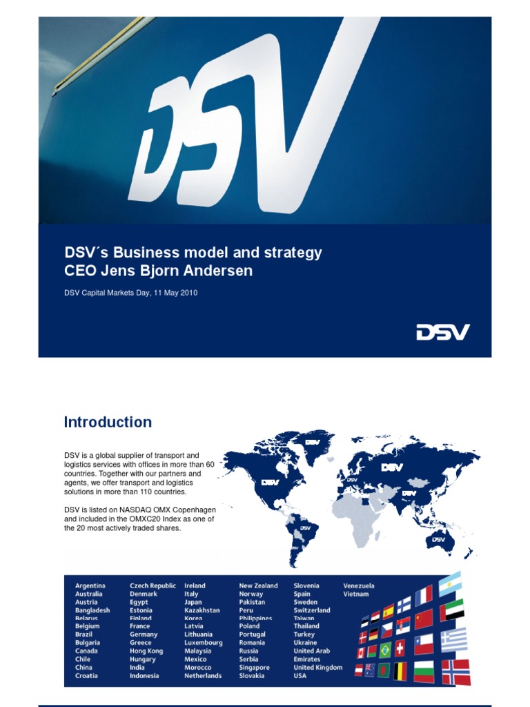2 - CMD Presentation DSV Business Model and Strategy FINA | PDF | Cargo ...