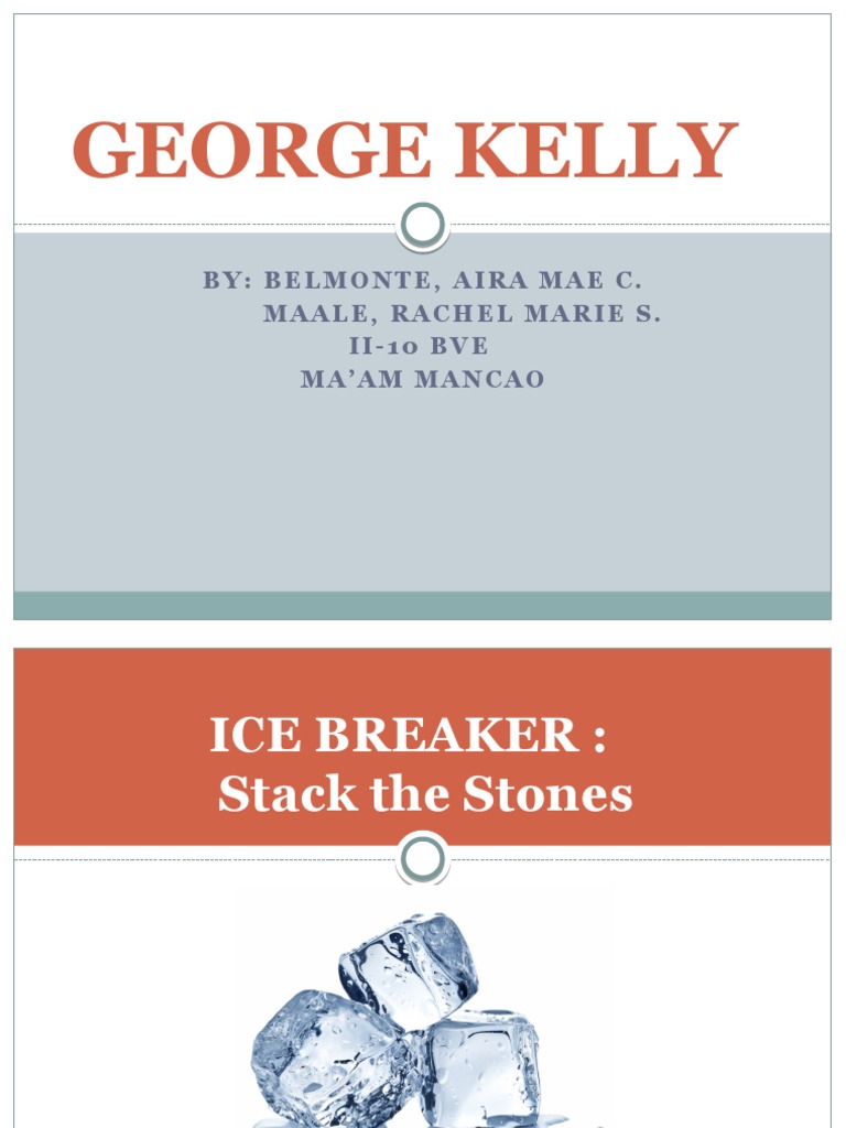Understanding George Kelly and Personal Construct Theory Through a ...